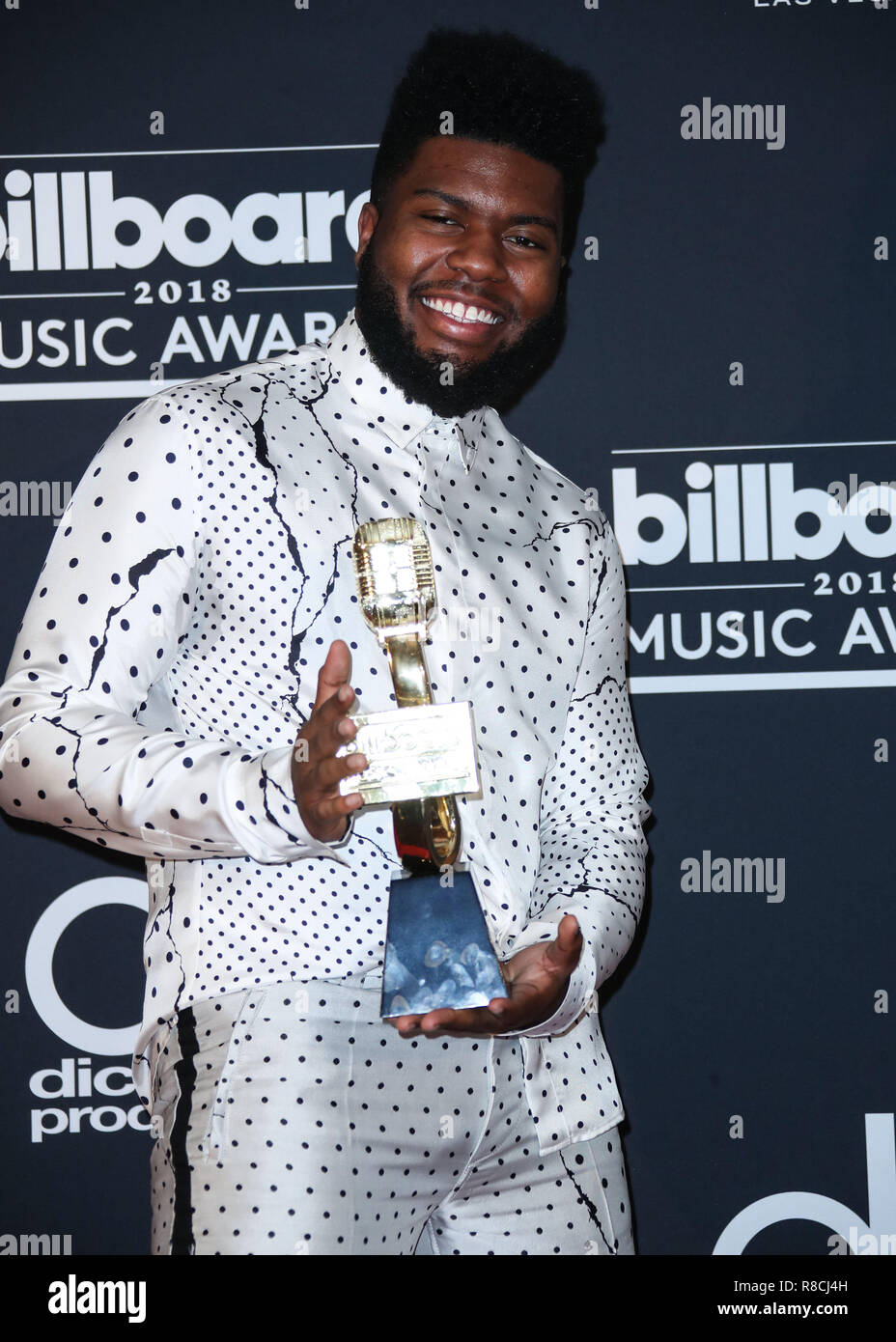 LAS VEGAS, NV, USA - MAY 20: Khalid in the press room at the 2018 ...