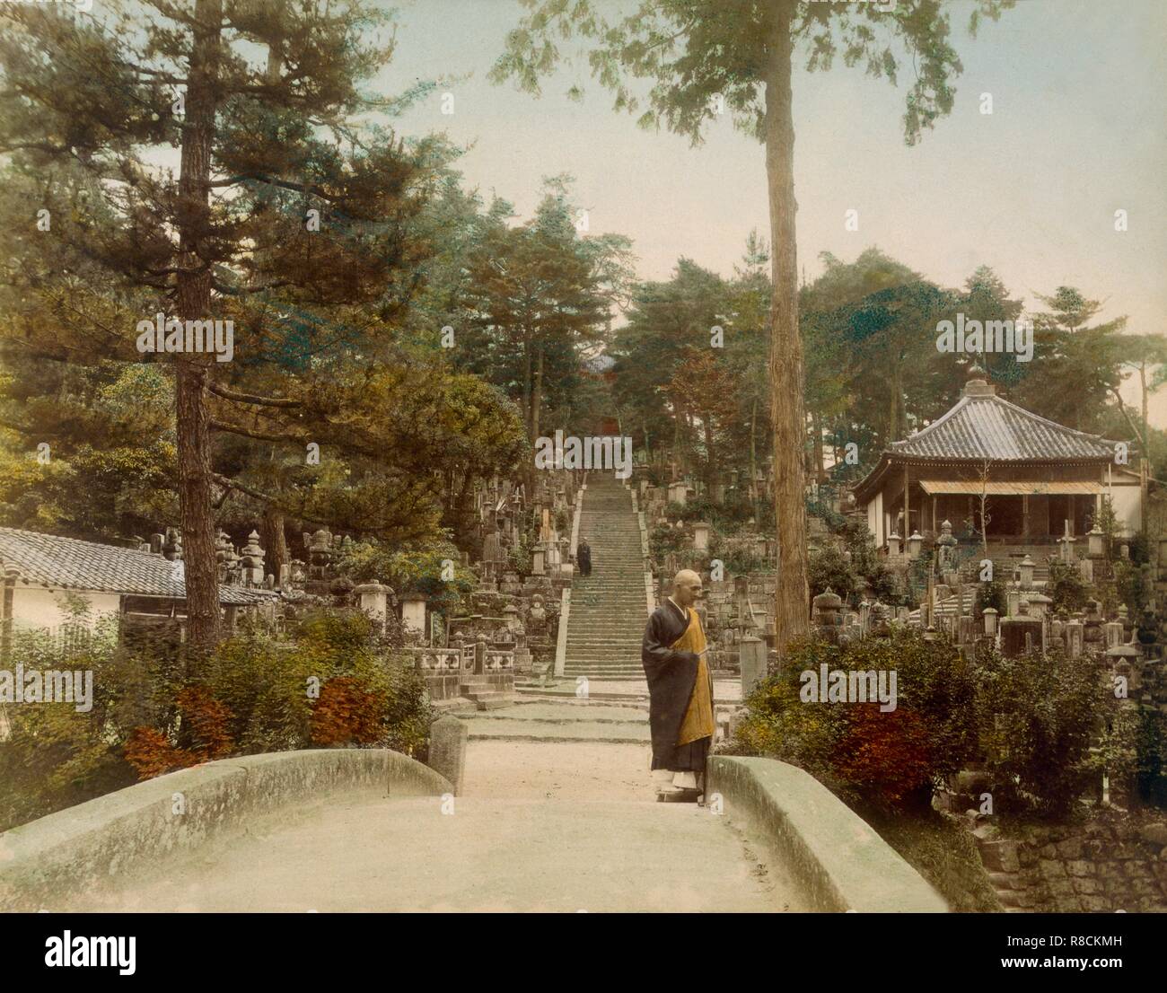 Kurodani Graves, Kyoto, c1890s. Creator: Japanese Photographer (19th ...