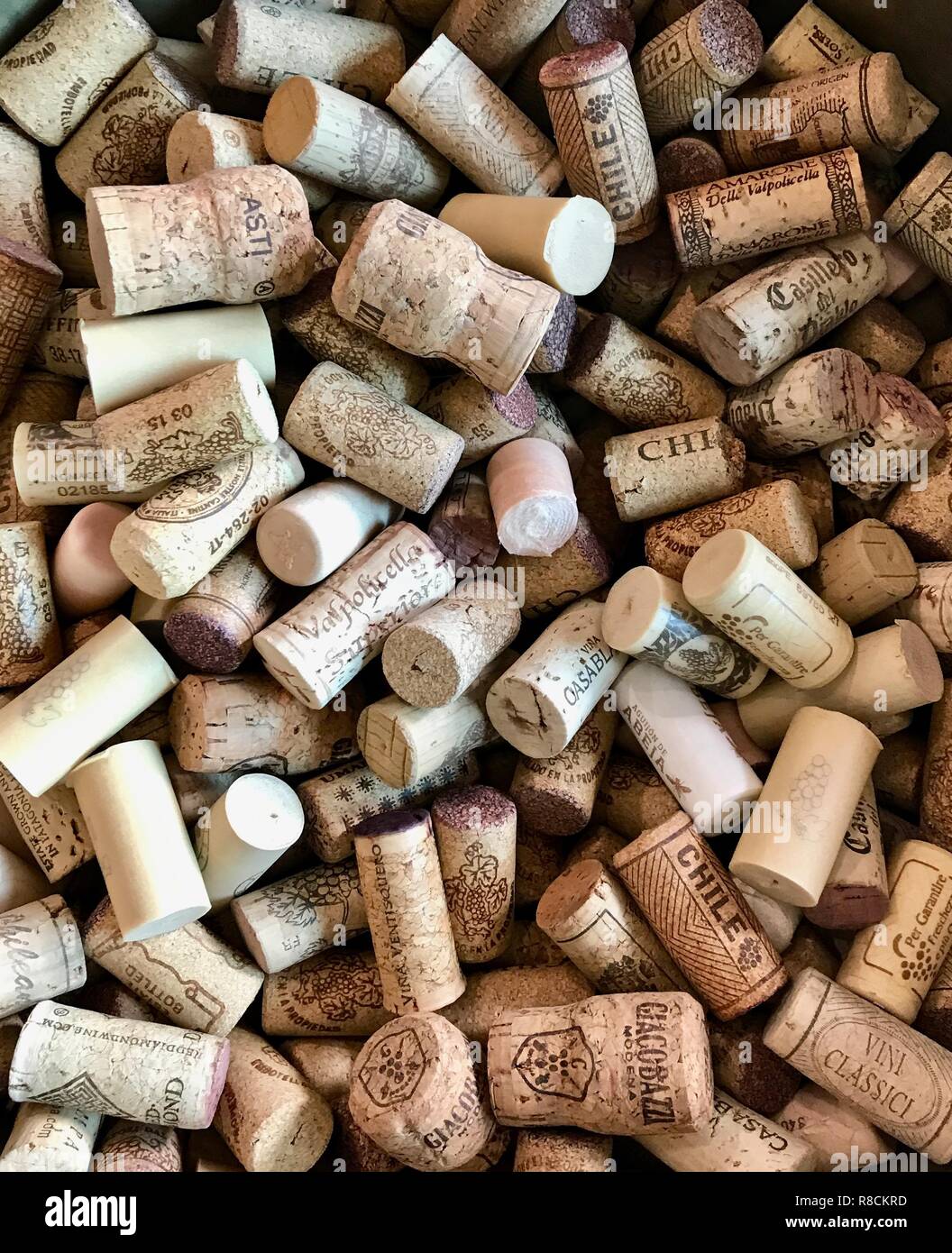 Collection wine champagne corks hi-res stock photography and images - Alamy