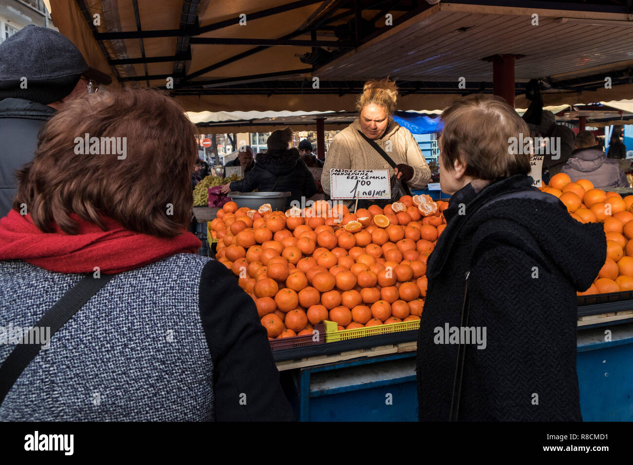 Bulgaria, Sofia, Ladies' Market Stock Photo - Alamy