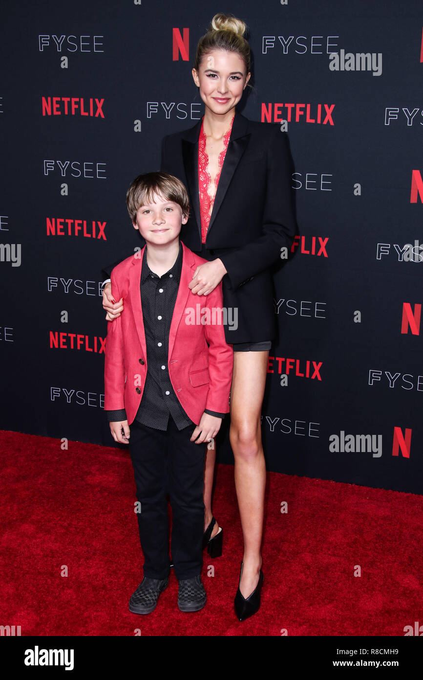 HOLLYWOOD, LOS ANGELES, CA, USA - MAY 06: Finn Carr, Isabel May at the ...