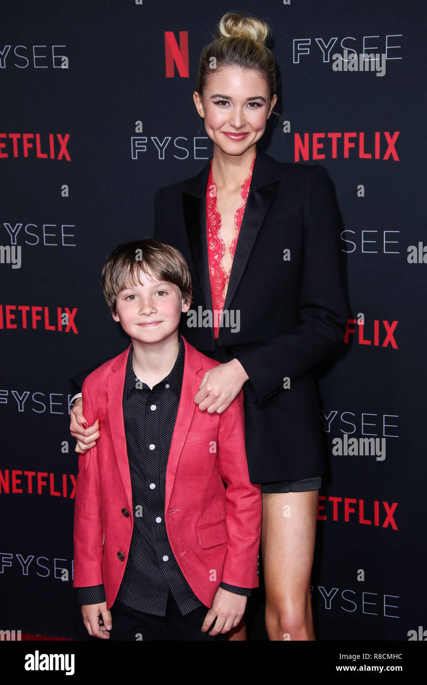 HOLLYWOOD, LOS ANGELES, CA, USA - MAY 06: Finn Carr, Isabel May at the ...