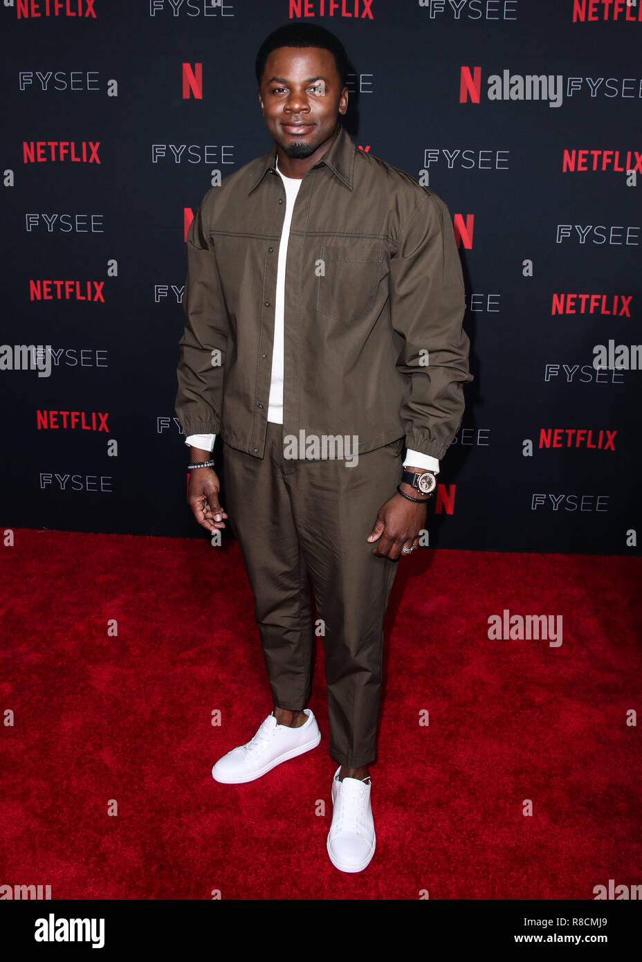 HOLLYWOOD, LOS ANGELES, CA, USA - MAY 06: Derek Luke at the Netflix ...