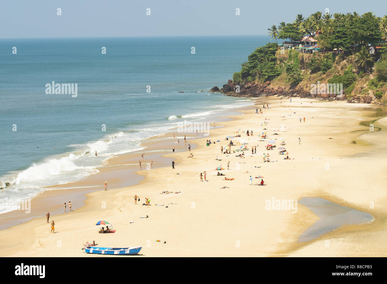 Varkala kerala aerial view hi-res stock photography and images - Alamy