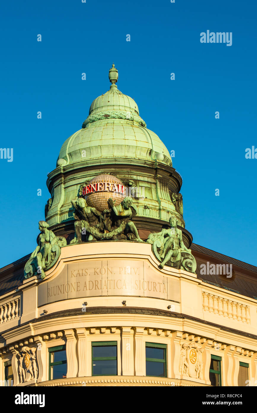 Generali building, Albertinaplatz, Vienna, Austria Stock Photo - Alamy