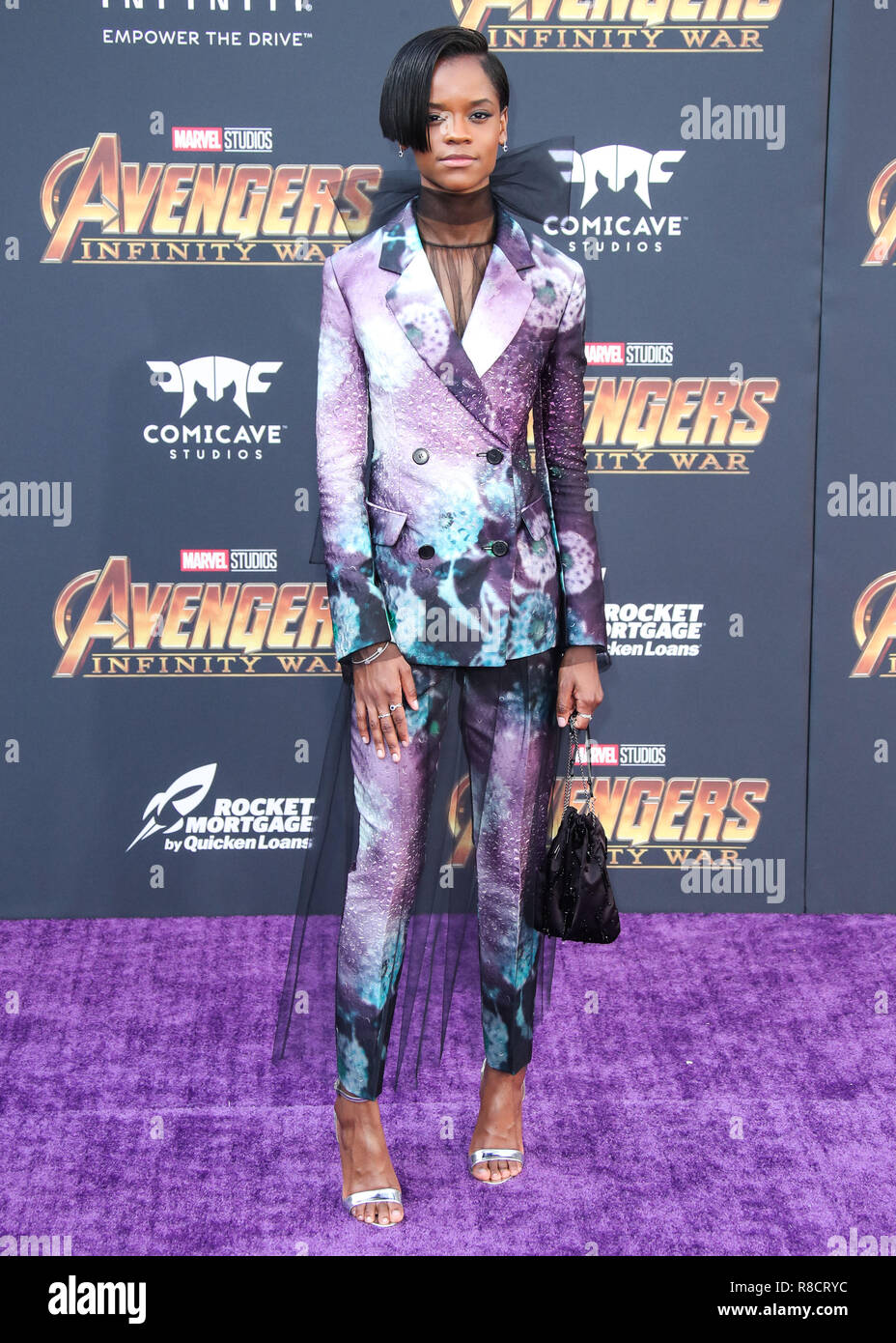 HOLLYWOOD, LOS ANGELES, CA, USA - APRIL 23: Letitia Wright at the World ...