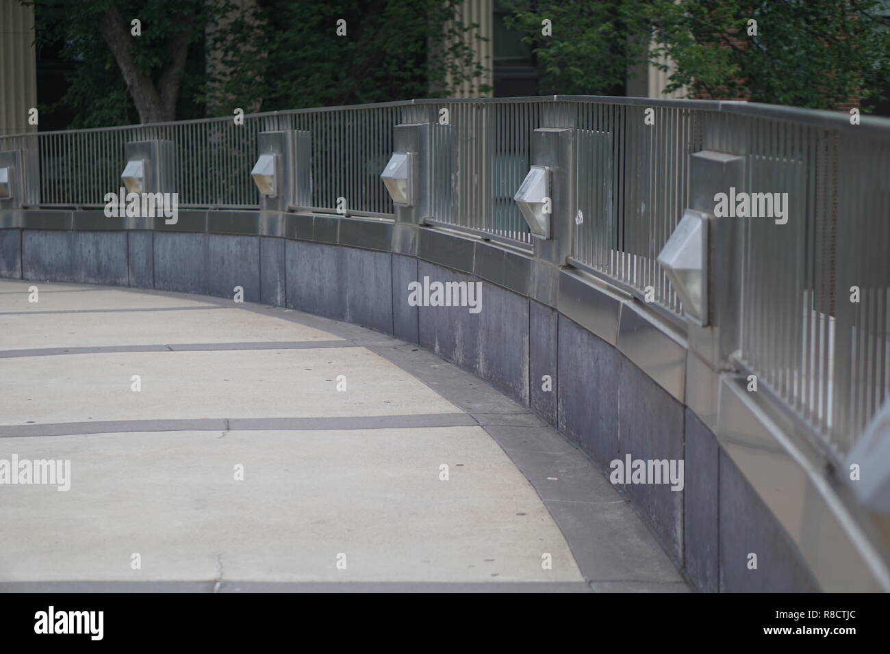 Overhead Bridge in University Campus Stock Photo - Alamy