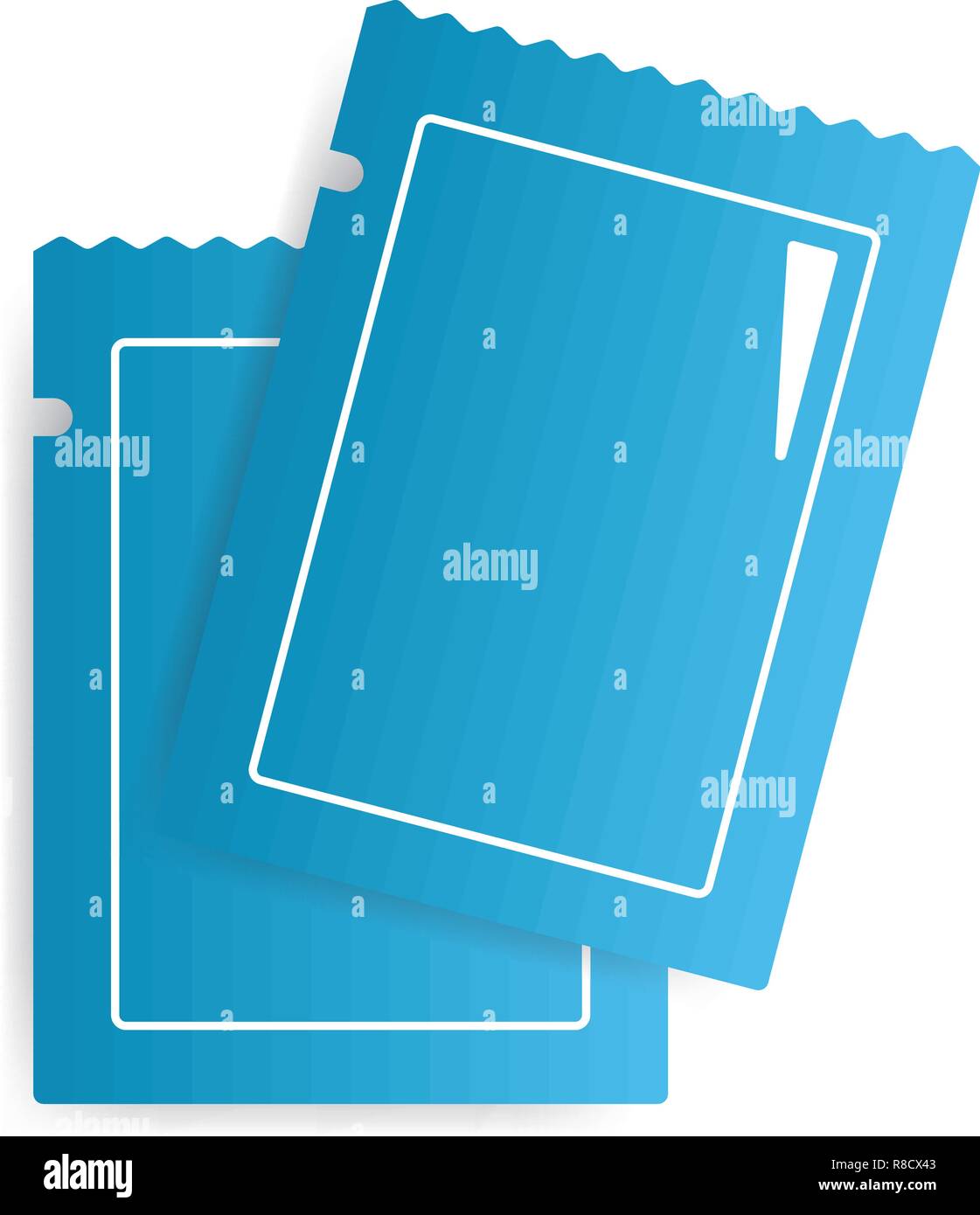 Empty pill packet Stock Vector Images - Alamy