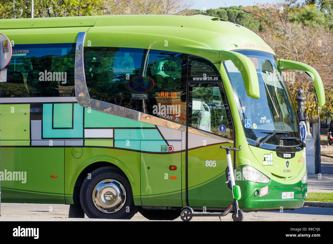 Tourism bus, Madrid, Spain Stock Photo - Alamy