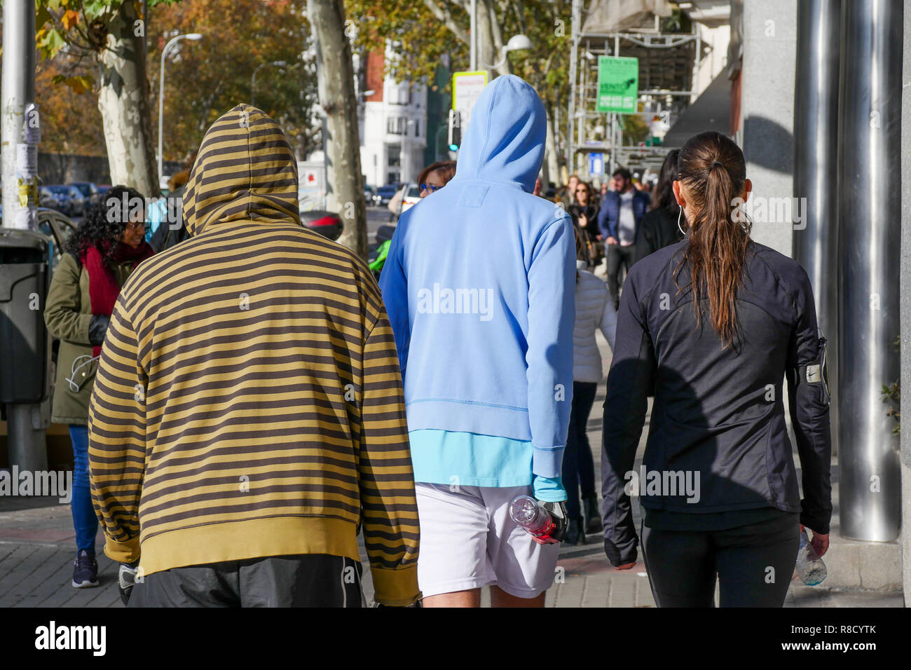 Madrid Spain People Walking In High Resolution Stock Photography and ...