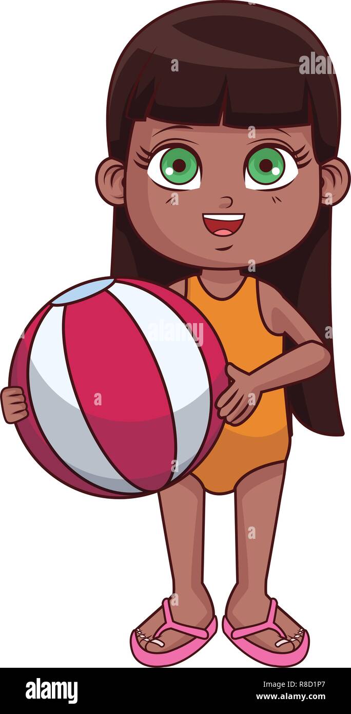 Summer kids cartoon Stock Vector Image & Art - Alamy