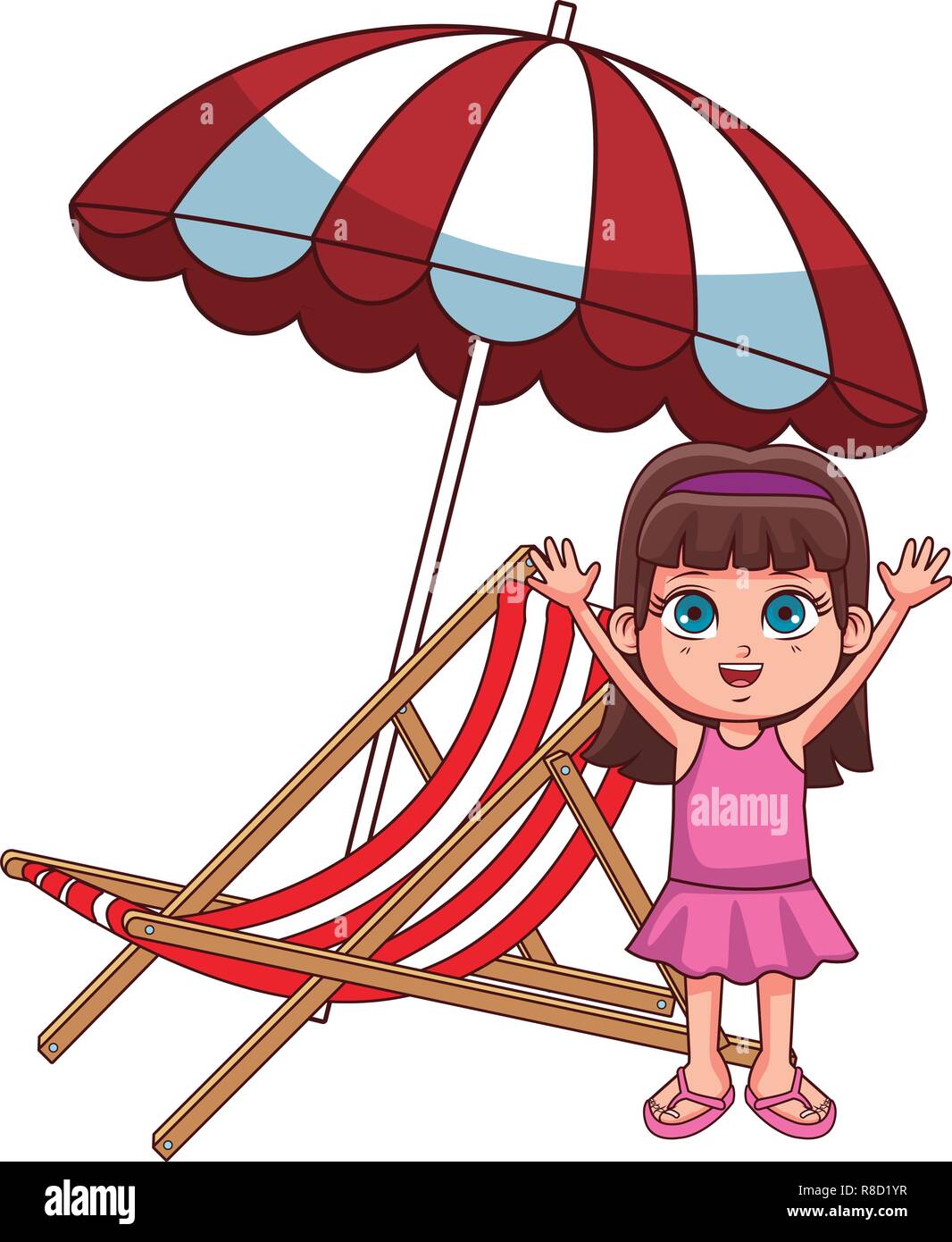 Summer kids cartoon Stock Vector Image & Art - Alamy
