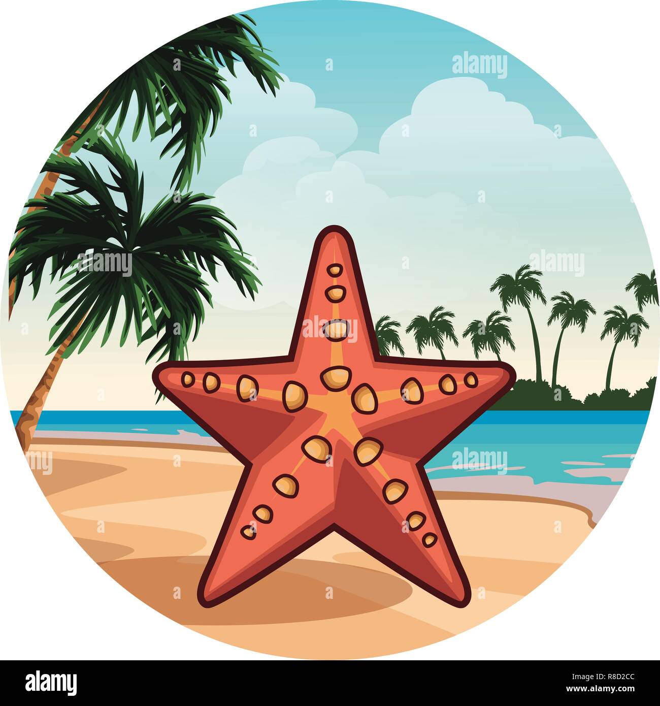 Sea star cartoon Stock Vector Image & Art - Alamy