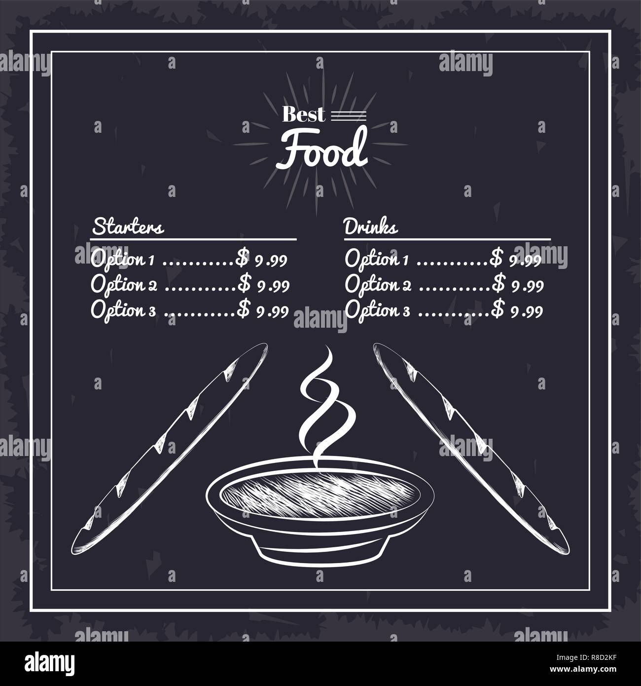 menu restaurant items Stock Vector Image & Art - Alamy