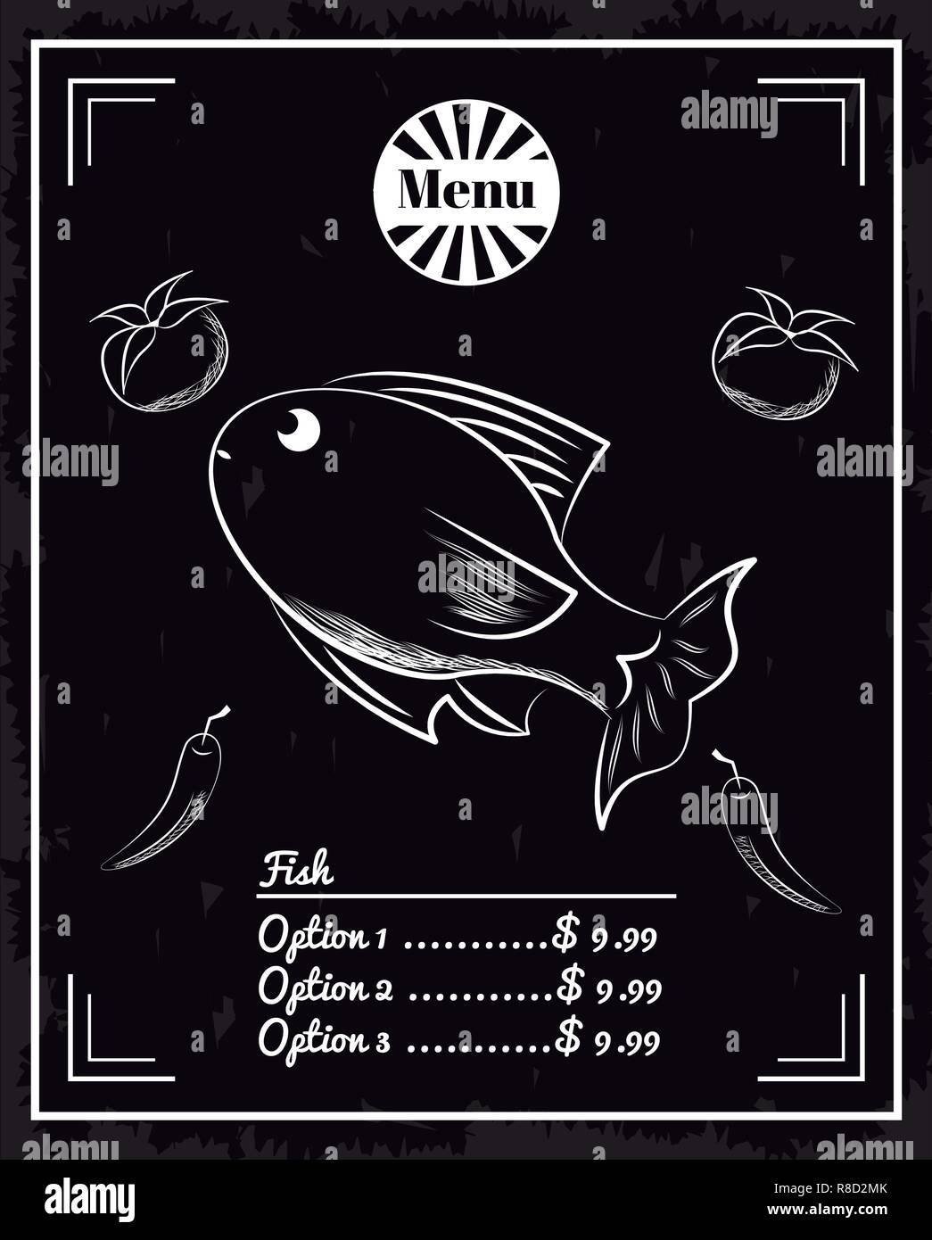 menu restaurant items Stock Vector Image & Art - Alamy