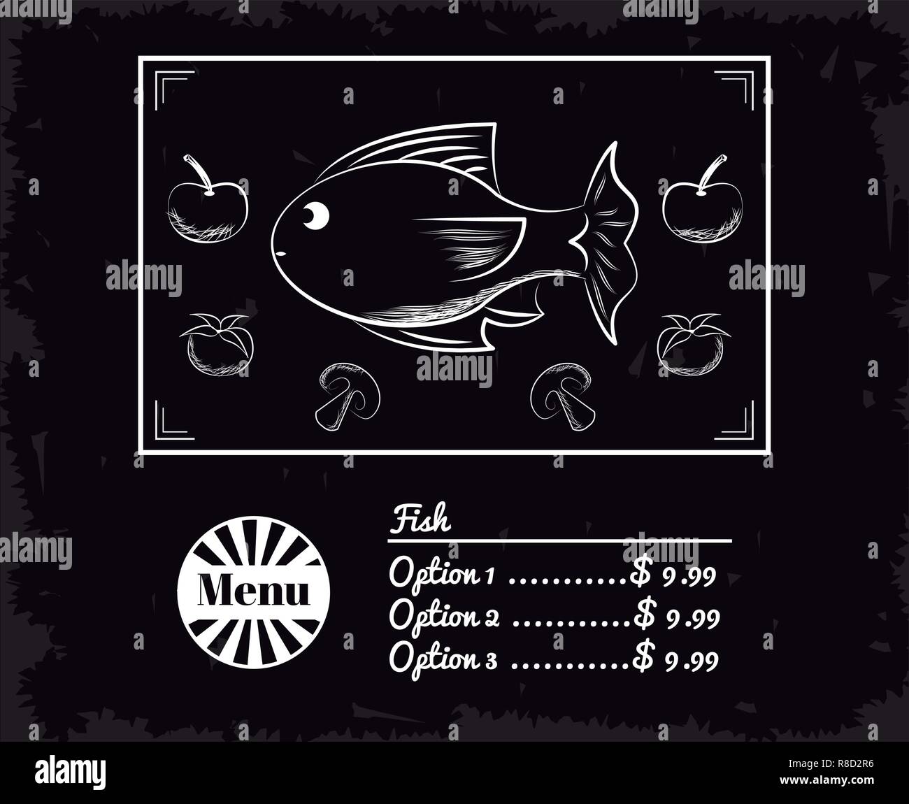 menu restaurant items Stock Vector Image & Art - Alamy