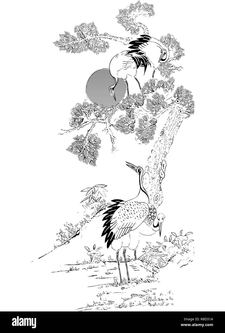 Watercolor sky background Black and White Stock Photos & Images - Alamy