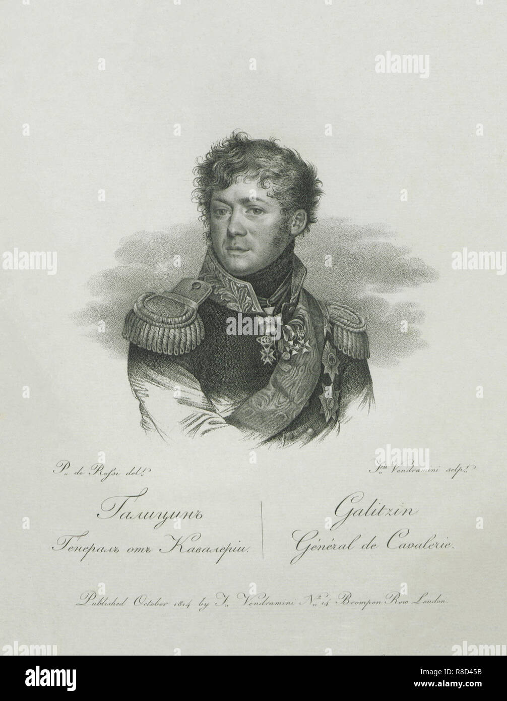 Portrait of Prince Dmitriy Vladimirovich Golitsyn (1771-1844), 1813 ...