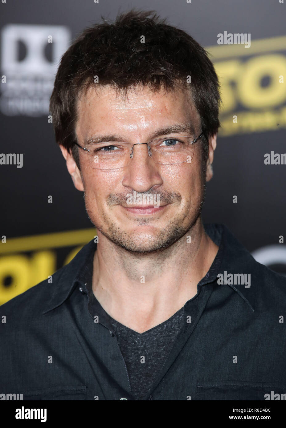 In los angeles nathan fillion headshot hi-res stock photography and ...
