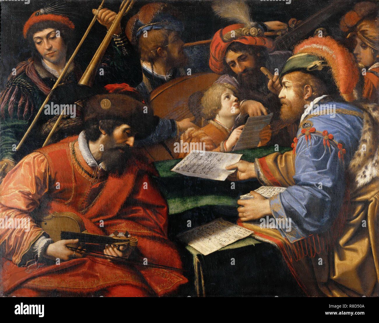 Concert baroque painting hi-res stock photography and images - Alamy