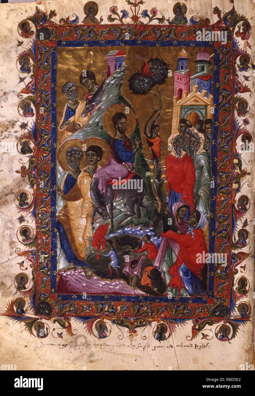 Entry of christ into jerusalem hi-res stock photography and images - Alamy