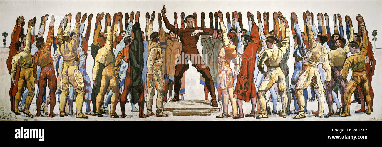 Unanimity (The oath). Second version, 1912-1913 Stock Photo - Alamy