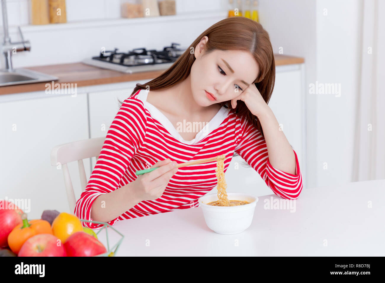 Beautiful young woman's daily life concept photo 042 Stock Photo - Alamy