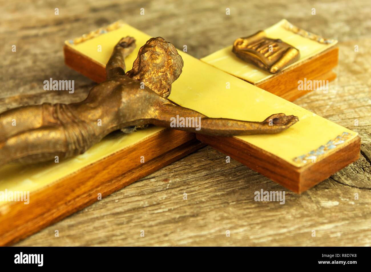 Jesus Christ crucified. Catholic symbol. Christian symbol. Easter ...