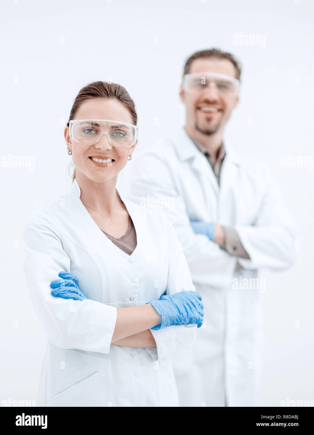 Portrait two modern scientists hi-res stock photography and images - Alamy