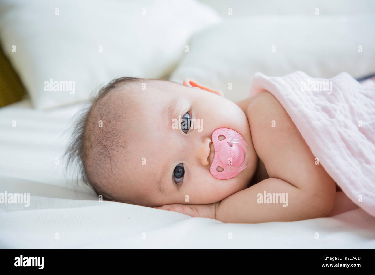 Little two cute babies photo. Baby wearing diaper in white bedroom. 101 ...