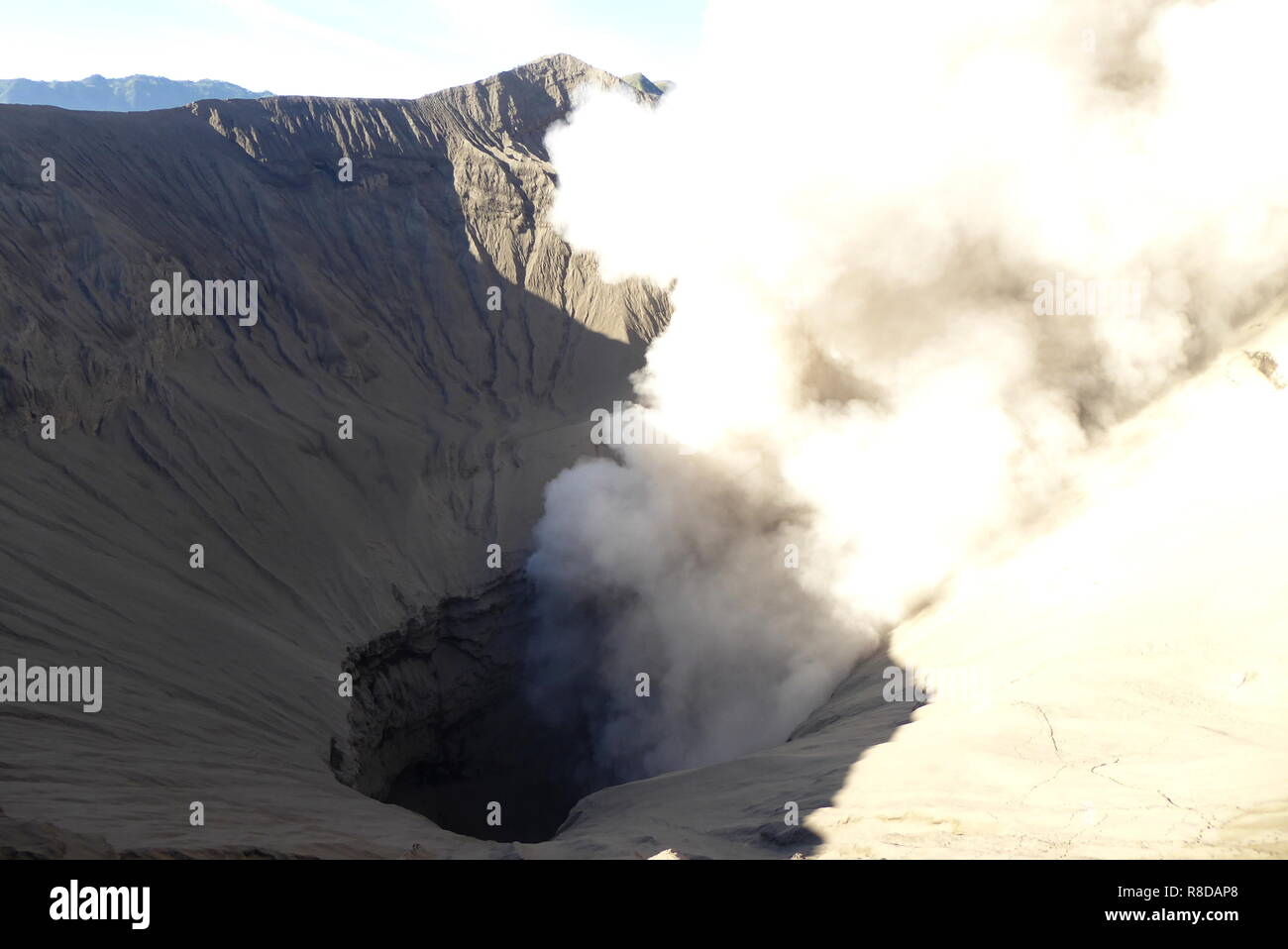 Active volcano Gunung Bromo on Java, Indonesia Stock Photo - Alamy