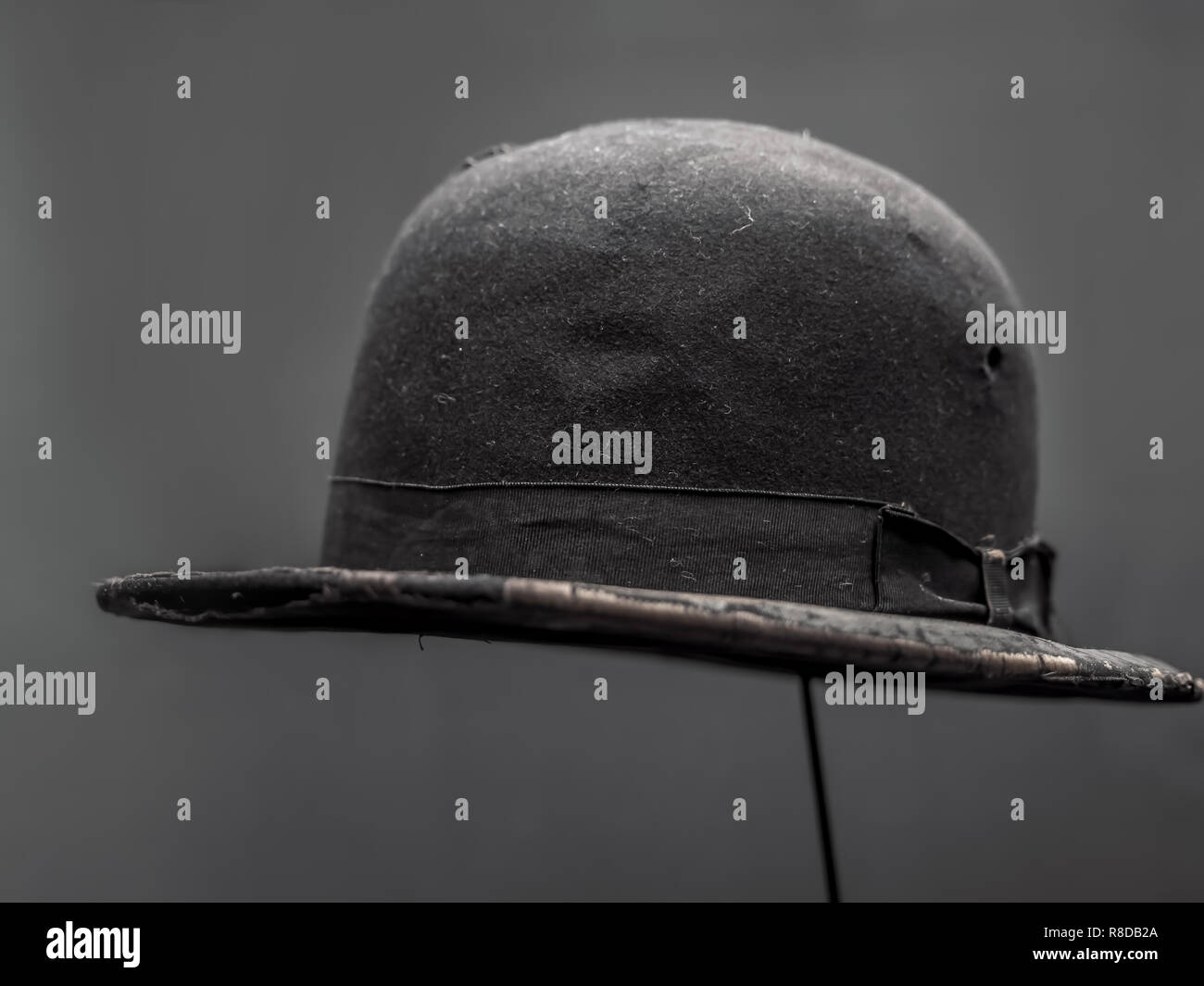 PRAGUE, CZECH REPUBLIC - MARCH 8 2017: Original Charlie Chaplin bowler ...