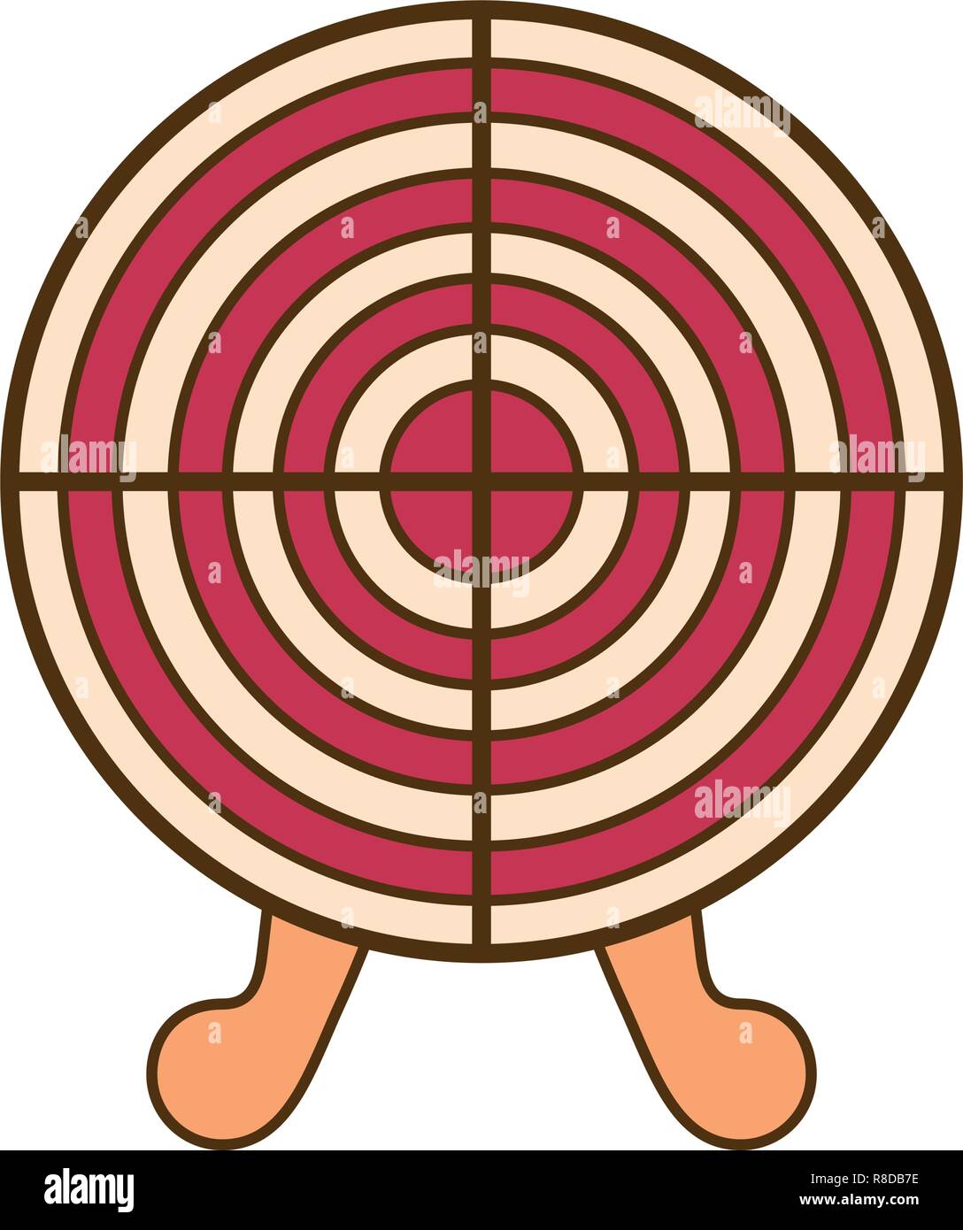 target shooting isolated icon Stock Vector Image & Art - Alamy
