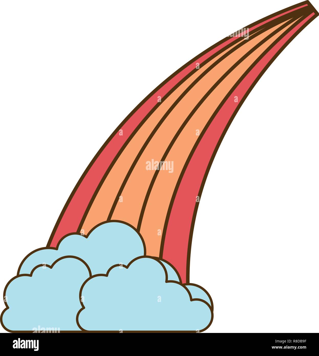 Rocket smoke trail effect Stock Vector Images - Alamy