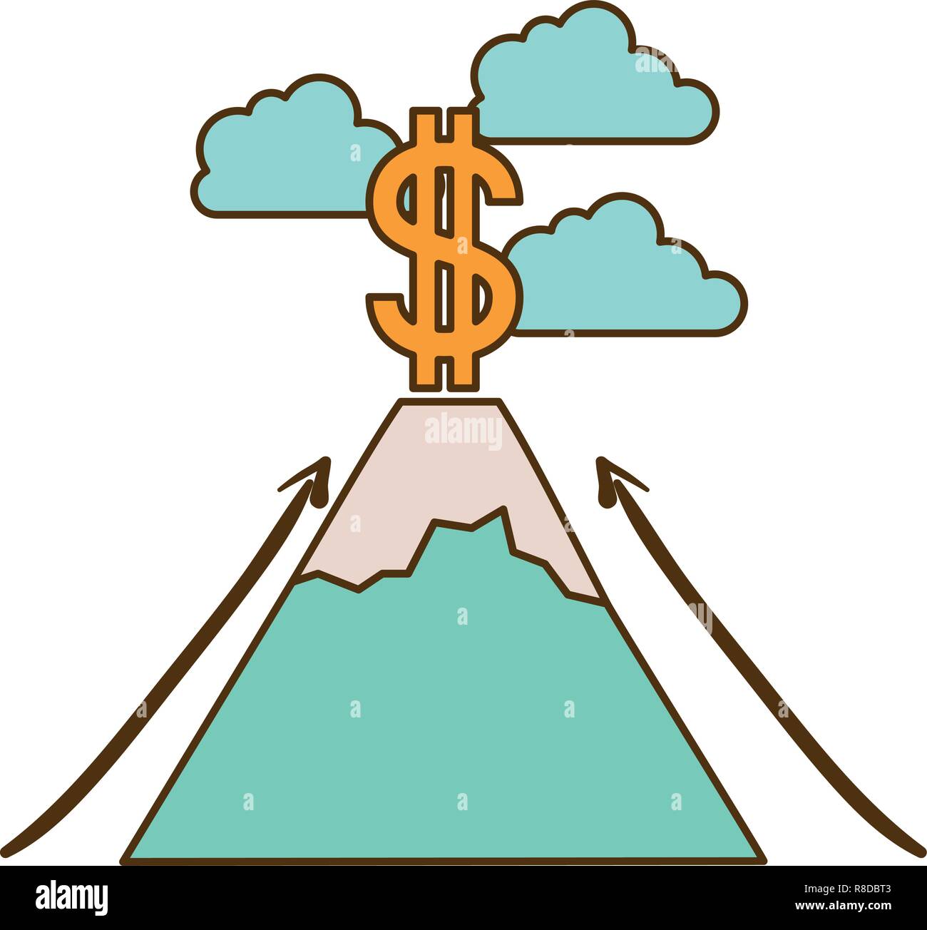 Rich mountain Stock Vector Images - Alamy