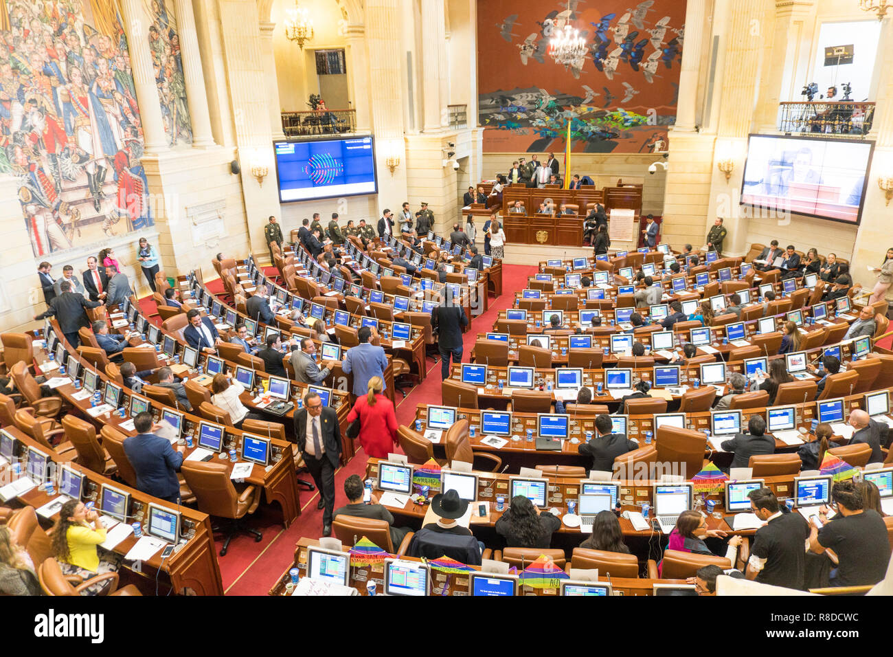 A general view of the Congress of the Republic of Colombia Stock Photo ...
