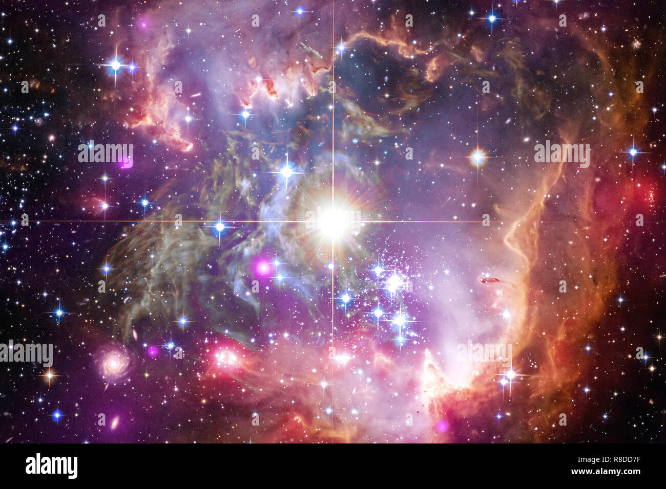 Science fiction space wallpaper, galaxies and nebulas in awesome cosmic ...