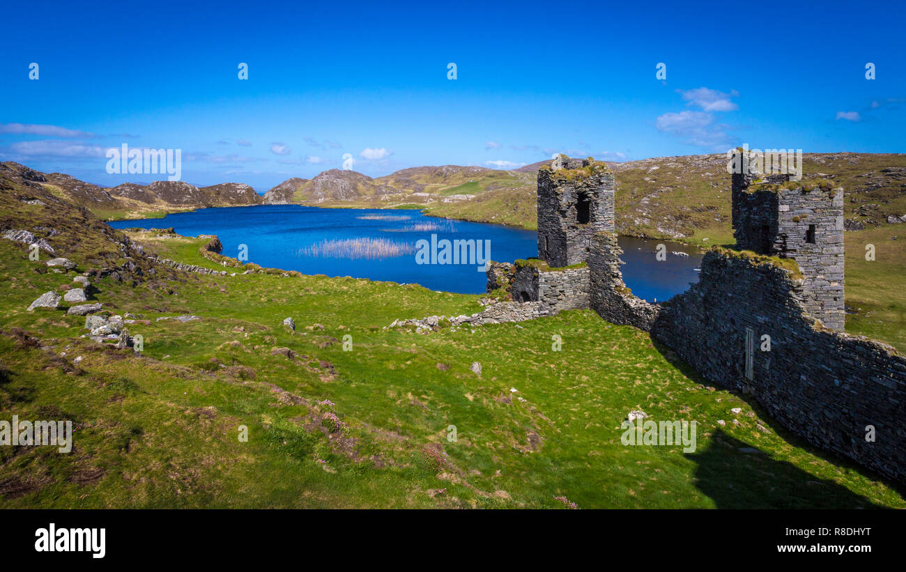 wonderful spot Three Castle Head on the Mizen Peninsula Stock Photo - Alamy
