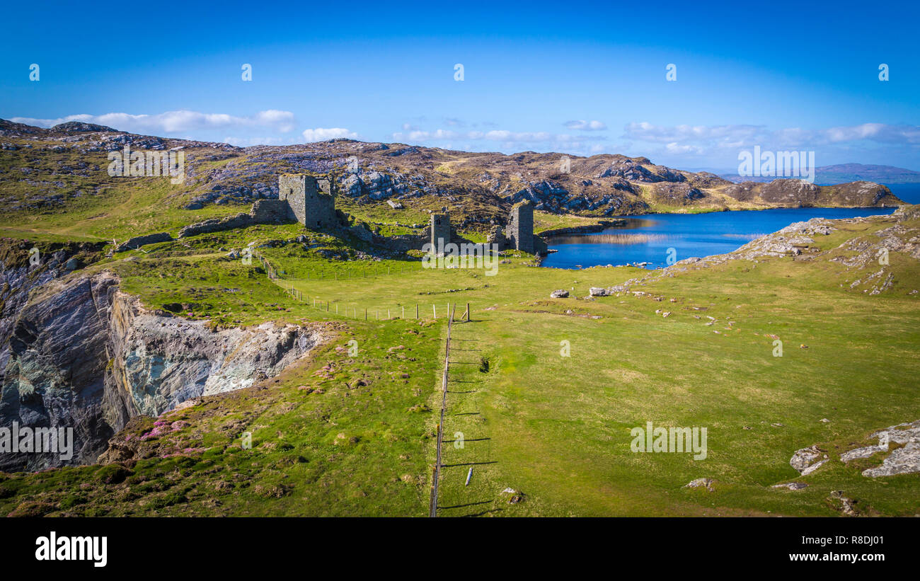 wonderful spot Three Castle Head on the Mizen Peninsula Stock Photo - Alamy