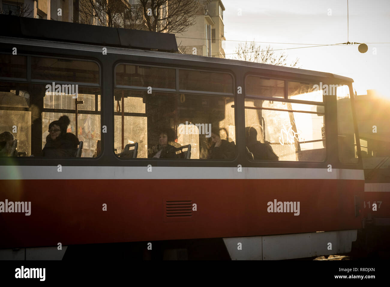 Bulgaria, Sofia, public transport Stock Photo - Alamy