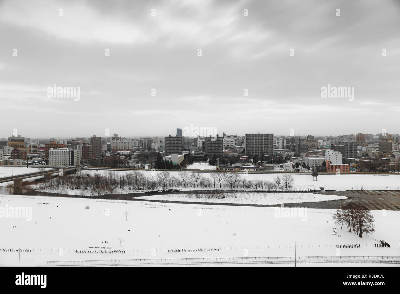 Aerial view of sapporo city hi-res stock photography and images - Alamy