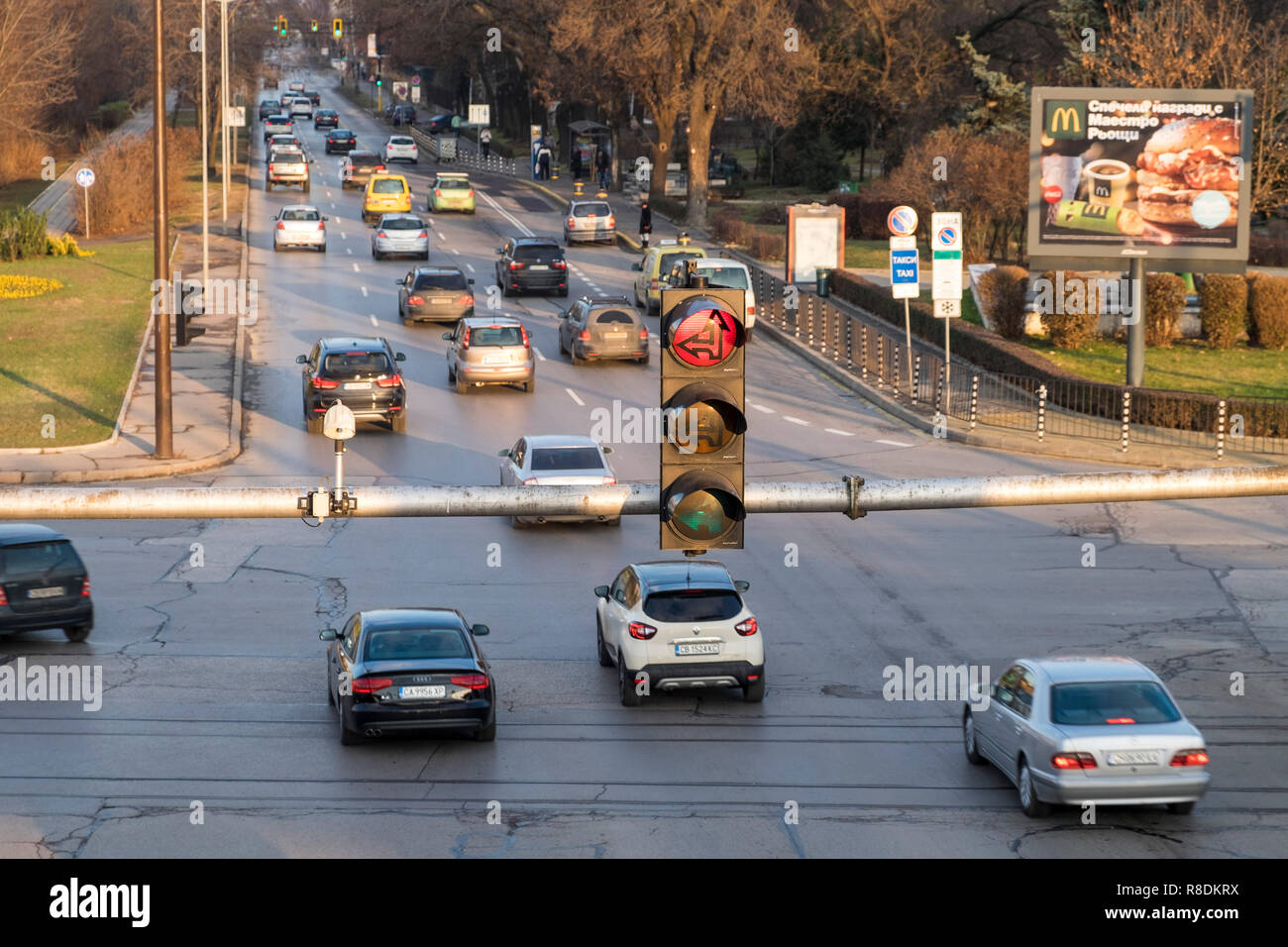Bulgaria, Sofia, traffic Stock Photo - Alamy