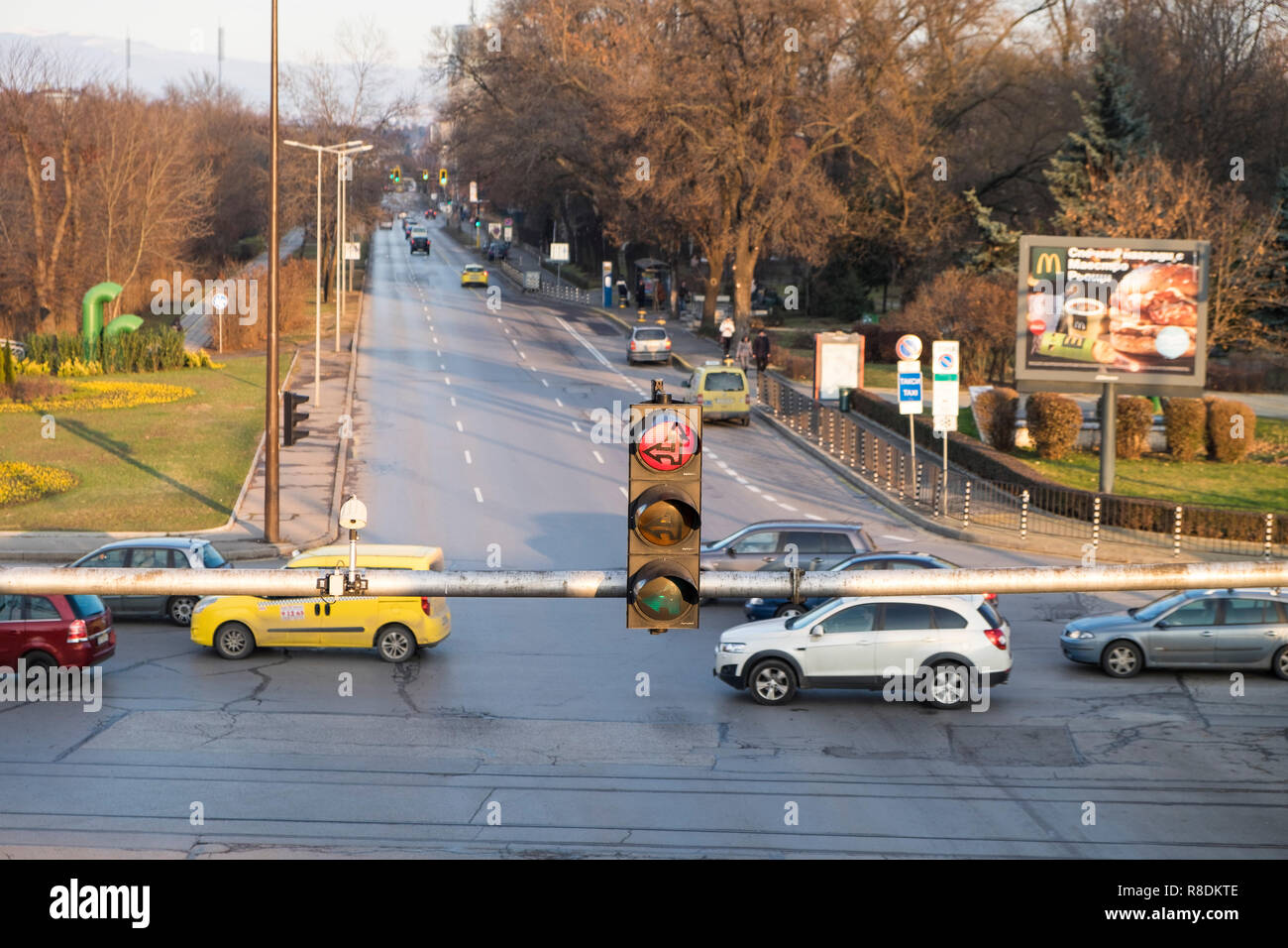 Bulgaria, Sofia, traffic Stock Photo - Alamy