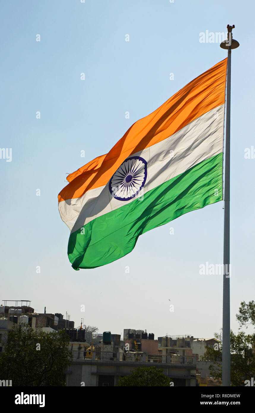 Indian Flag Flying