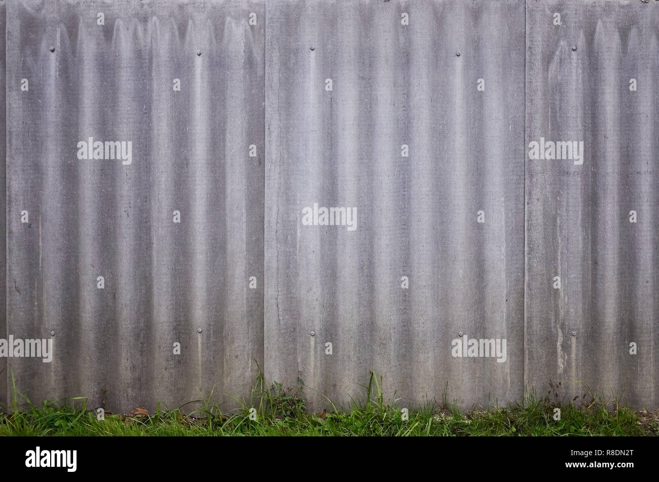 Grey slate texture. Close-up a Russian shiver fence Stock Photo - Alamy