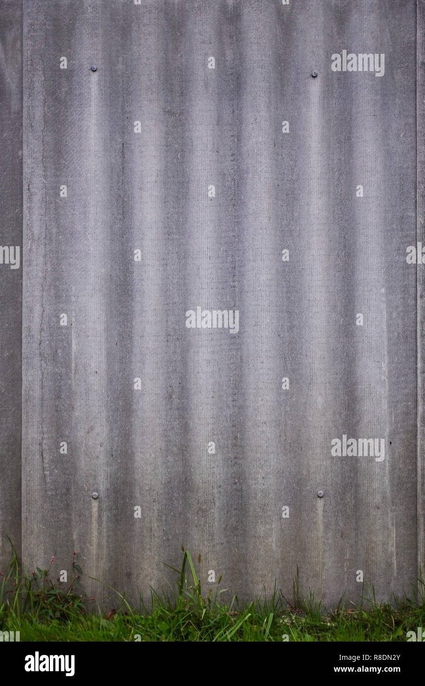 Grey slate texture. Close-up a Russian shiver fence Stock Photo - Alamy