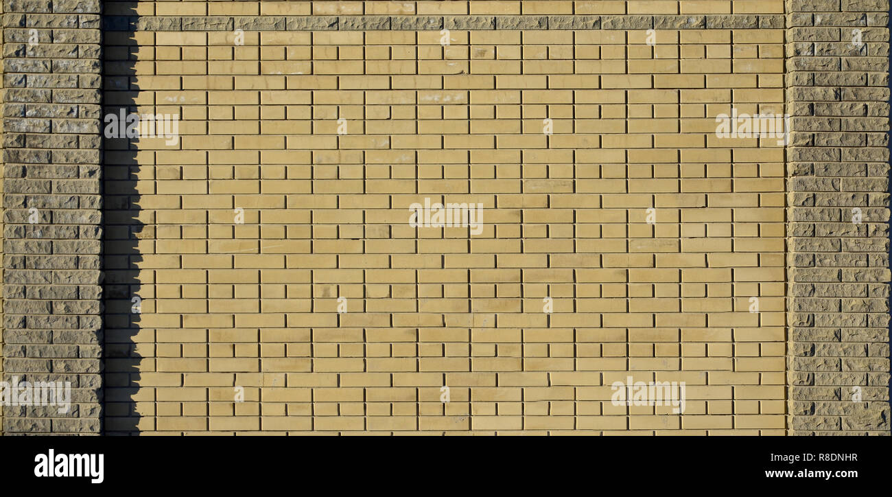 The texture of the walls of the modern high-quality stone brick. Smooth ...