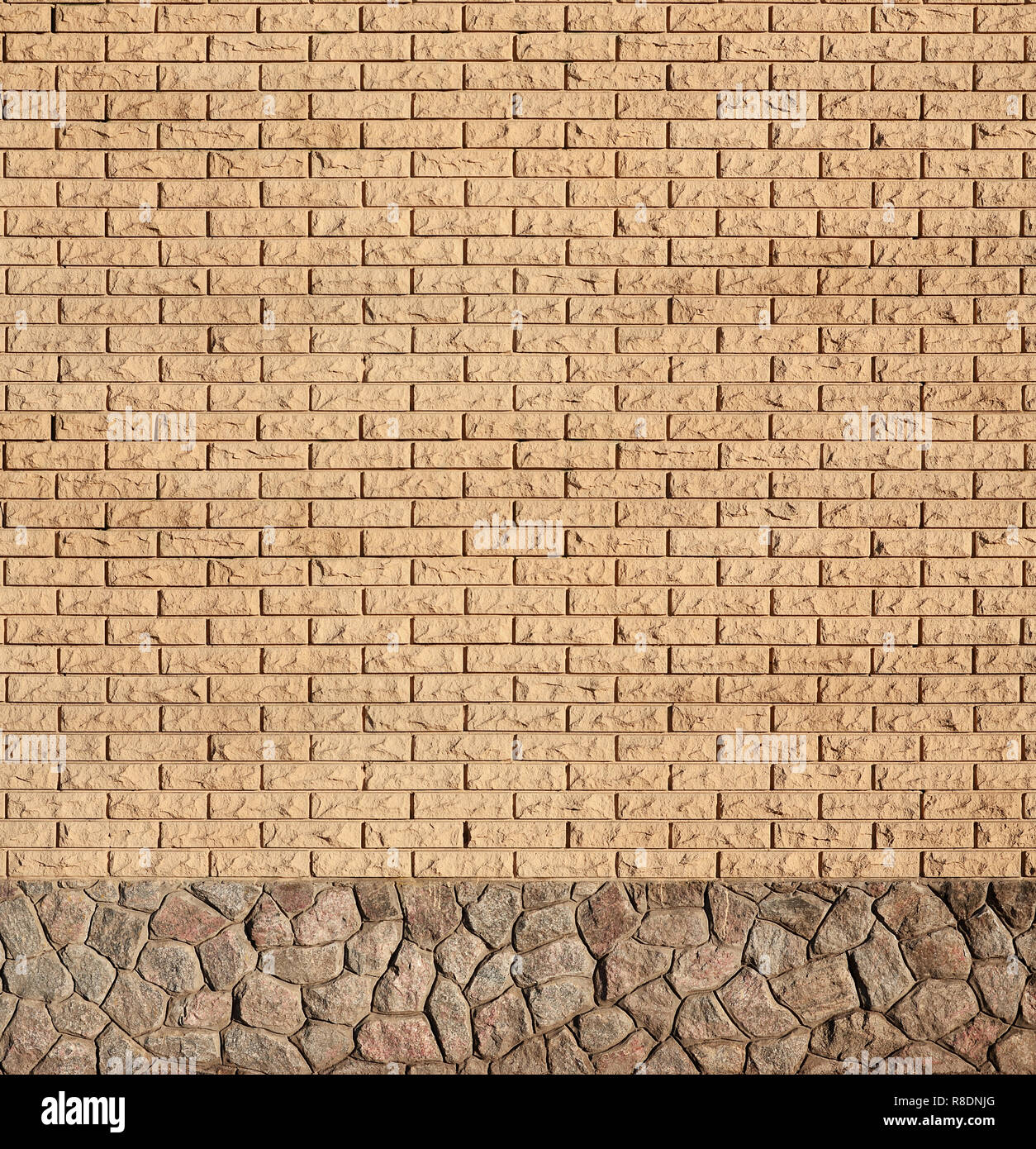 The texture of the walls of the modern high-quality stone brick. Smooth ...