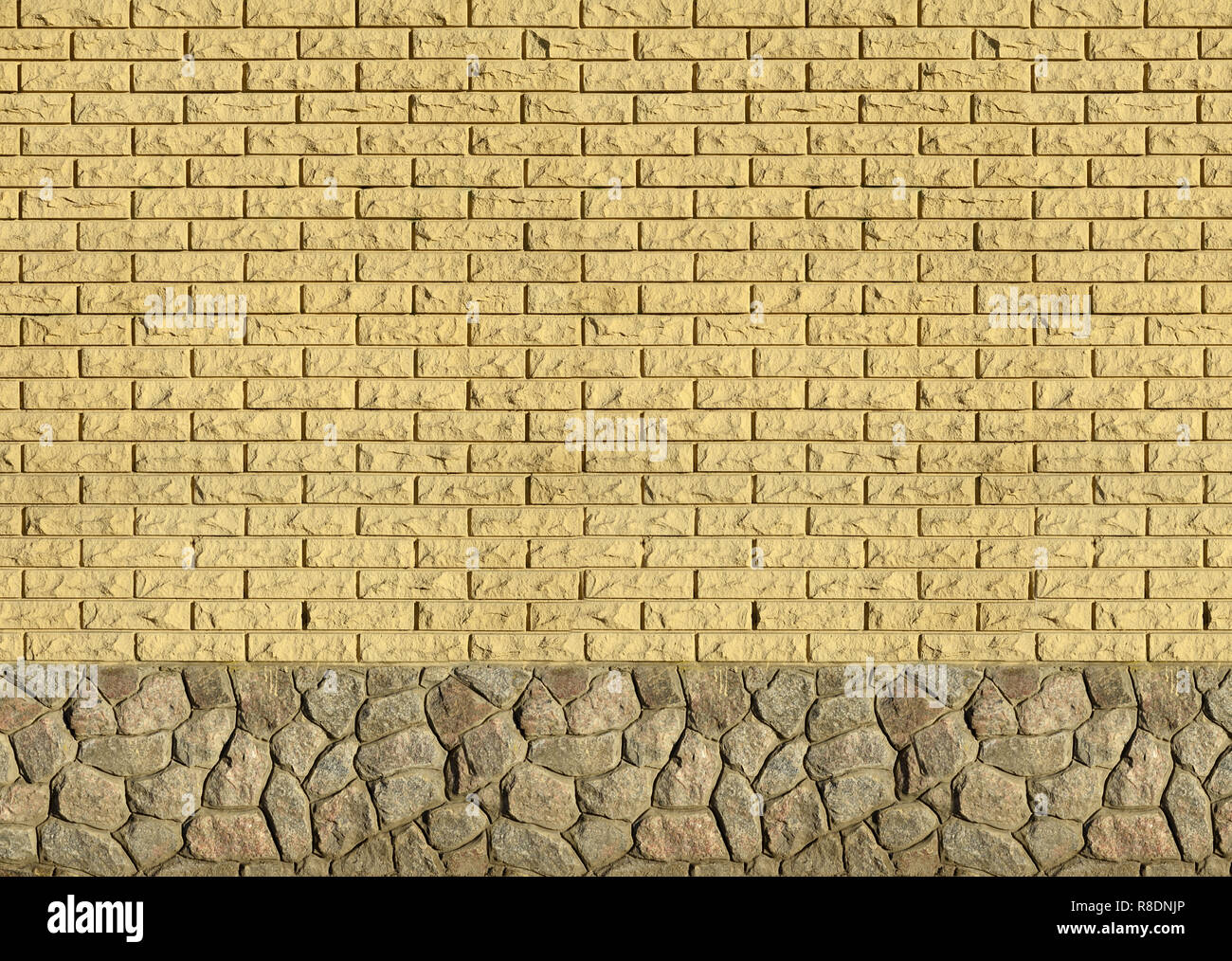 The texture of the walls of the modern high-quality stone brick. Smooth ...
