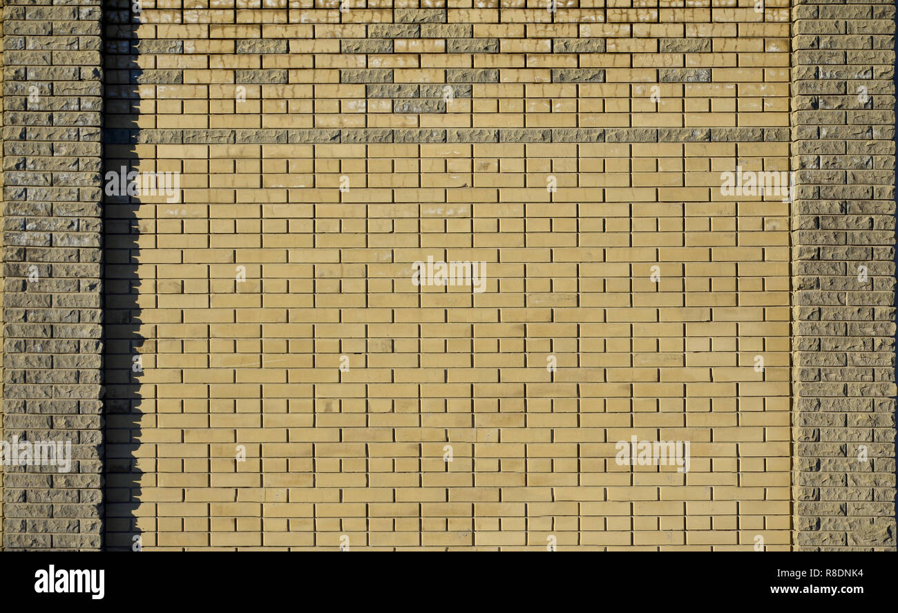 The texture of the walls of the modern high-quality stone brick. Smooth ...